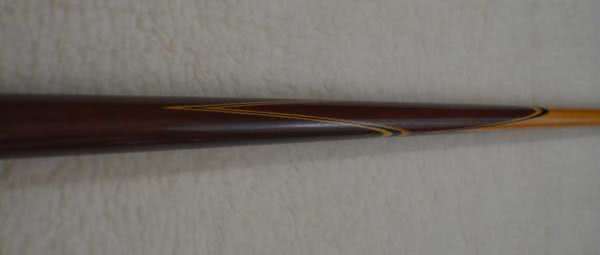 Antique Brunswick Double Butterfly Spliced Pool Cue