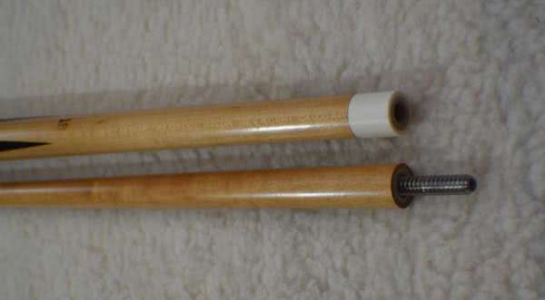 Antique Ivory & Ebony Spliced Billiard Cue