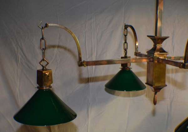 Antique Pool & Billiard Lights