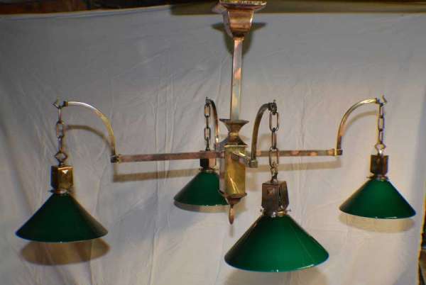 Antique Pool & Billiard Lights