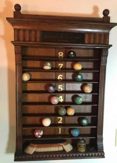 Antique Pool & Billiard Cue Racks – AntiqueBilliardTables.com